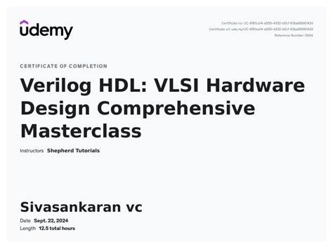 Vlsi Veriloghdl Hardwaredesign Learning Continuousimprovement