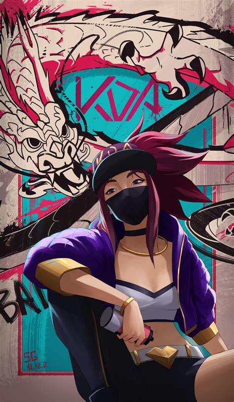 K Da Akali Wallpapers Fan Arts League Of Legends Lol Stats