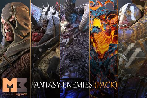 Fantasy Enemies Pack Characters Unity Asset Store