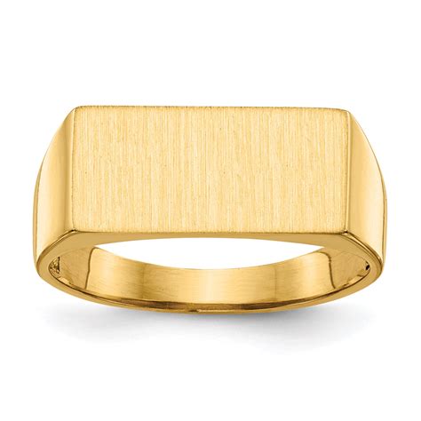 14k Yellow Gold Mens Signet Ring Walmart Canada