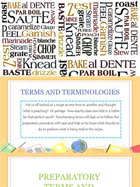 Terms Terminologies Pdf Grilling Cooking Food And Wine