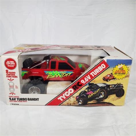 Tyco Rc 96 Volt Bandit Red Truck Turbo 27mhz Controller New Dusty