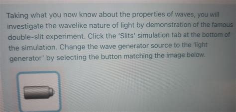 Solved Launch The Wave Interference Simulation From The