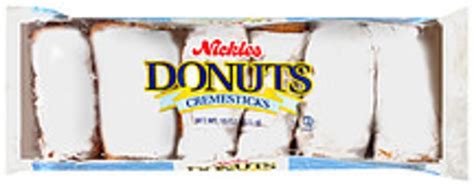 Nickles Creme Sticks Donuts 15 Oz Nutrition Information Innit