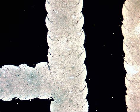 Plastic Packaging Laser Marking Under Microscope