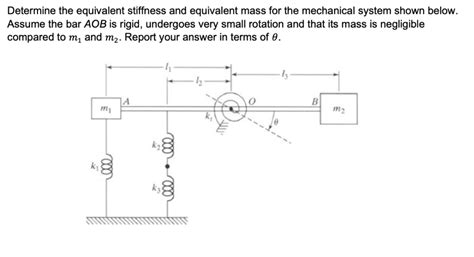 [solved] Determine The Equivalent Stiffness And Equivalen