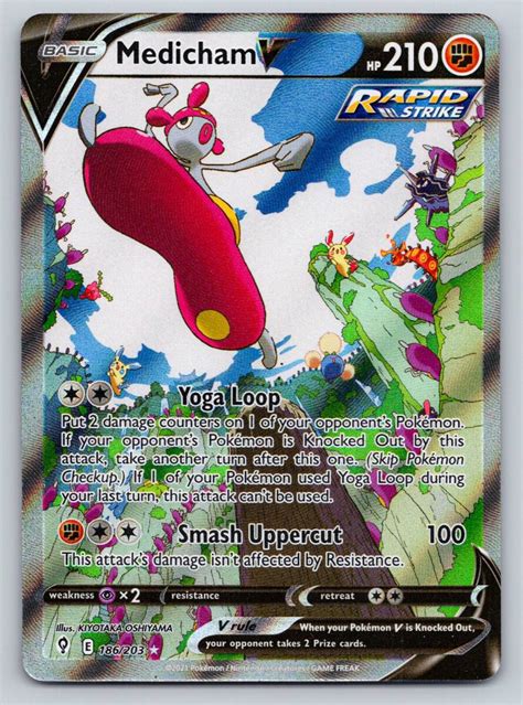 Yahooオークション Medicham V Alternate Full Art 186203 Nm Mi