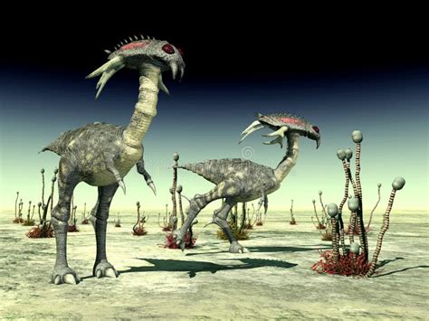 Extraterrestrial Life Stock Illustration Illustration Of Fiction