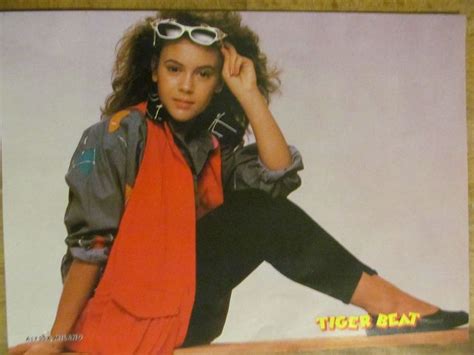 Alyssa Milano Full Page Vintage Pinup Alyssa Milano Allyssa Milano Vintage Pinup