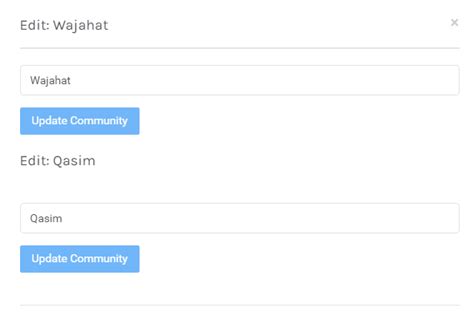 Php Update Data Dynamically Using Modal In Laravel Stack Overflow