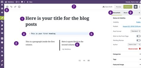 gutenberg wordpress editor the first review webnots