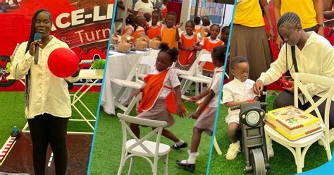 Ace Liam 2 Female Classmate Displays Fire Dance Moves During Musical