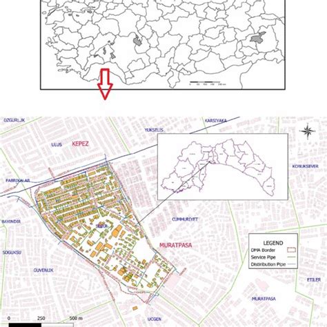 Map Showing The Details Of The Psa And Antalya In Turkey Download Scientific Diagram