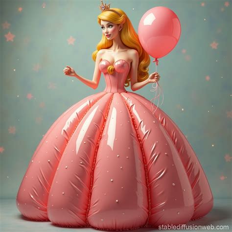 Inflated Princess Stable Diffusion Online