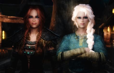 Lore Friendly Frozen Sisters Elsa And Anna フォロワー Skyrim Mod データベース
