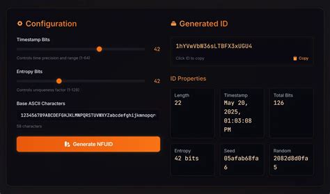 Generate Unique Url Safe Ids With Timestamp Tracking Nfuid Css Script