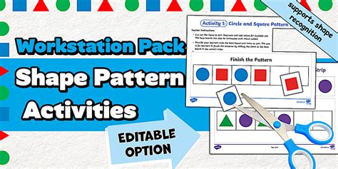 Workstations For Shape Pattern Activities