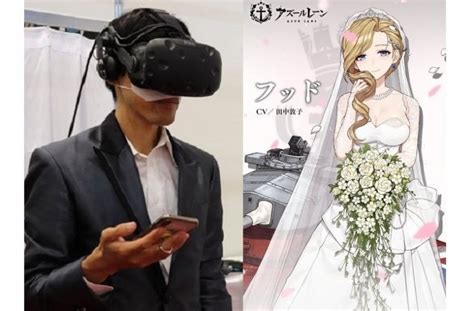 Gunakan Vr Pria Jepang Ini Menikahi Karakter Game Azur Lane