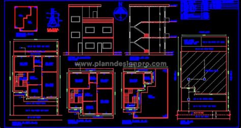 2 Bhk House Plan Dwg Free Autocad Download