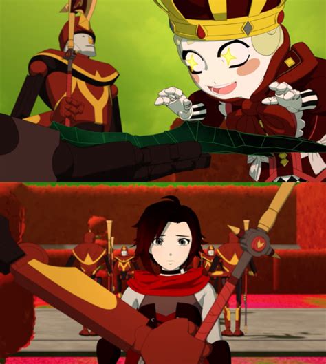 Canon ~ Fanon Rwby Recaps Rude Red And Royal