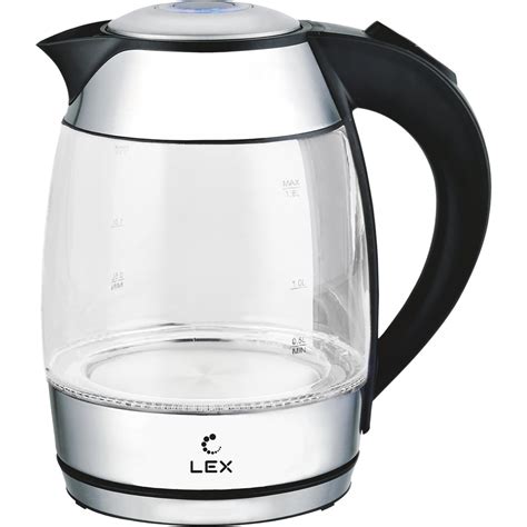 Электрический чайник LEX Lx 3006-1, черный LX3006-1 - выгодная цена ...
