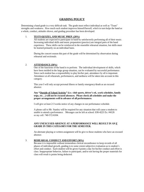 Mb Grading Policy Pdf Psychology Psychological Concepts