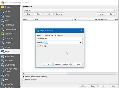 Impossible To Connect Oracle Database 11g In Qgis 3200 · Issue 43997 · Qgisqgis · Github
