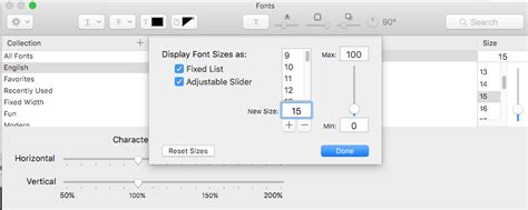 macos is there any way to set the default font to 16pts in iterm2
