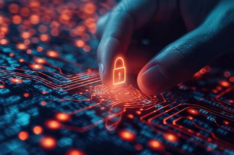 Protezione Dei Dati Personali Impronta Digitale Traccia Un Lucchetto Conosci Il Tuo Cliente Kyc