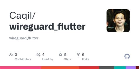issues · caqil wireguard flutter · github