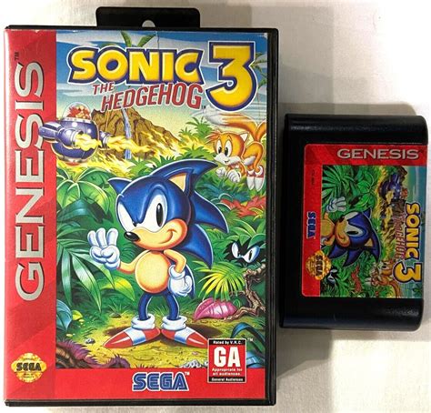 1994 Sega Genesis Sonic The Hedgehog 3 No Manual Ebay Sonic Sega