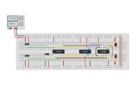Circuit Design Asynchronous Jk Flip Plop Tinkercad