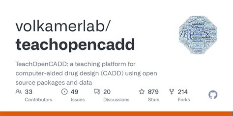 github volkamerlab teachopencadd teachopencadd a teaching platform