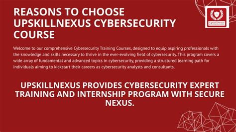 Mastering Cybersecurity Training Courses Ppt