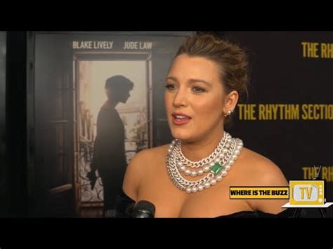 Blake Lively And Jude Law Talks New Action Film The Rhythm Section” At