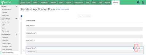 Form Management Date Validation Wisenet Resources