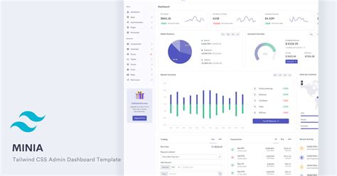 Minia Tailwind Css Admin And Dashboard Template Admin Templates Ft Tailwind Css And Education