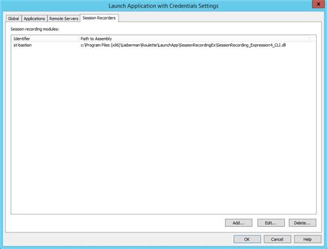 Configure Session Recording Settings For Beyondtrust Pi