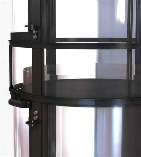 Small Interior Round Elevator Vision Pneumatic 3d Model 7 3ds