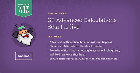 introducing gravity forms advanced calculations gravity wiz