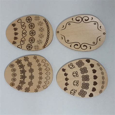 Easy Easter Coasters Set Of 4 Glowforge Shop