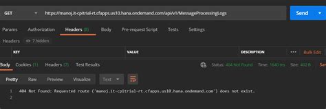 Solved Error While Calling Sap Cpi Internal Odata Api Usi Sap Community