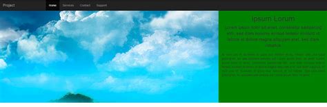 Html How To Create Two Containers Within A Row That Responsively Keep