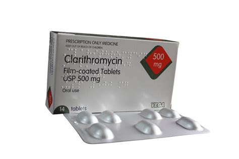 Clarithromycin Tablets 500 Mg Packaging Size 2x7 Alu Alu At Best
