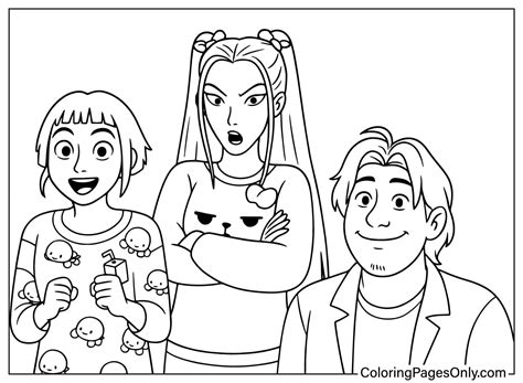 30 Kpop Demon Hunters Coloring Pages Free Printable Pdf And Online