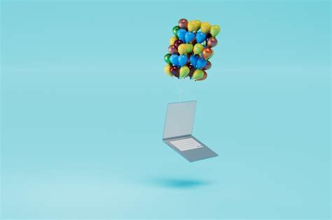 Floating Laptop Pictures Freepik
