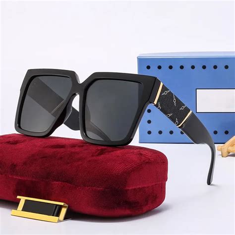 Oversized Designer Sunglasses For Women And Men Big Frame Luxury Retro