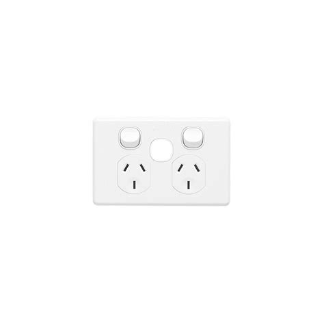 Twin Switch Socket Outlet 250v 10a Removable Extra Switch Classic