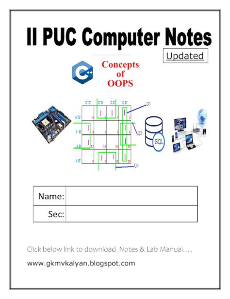 2nd Puc Computer Science Notes
