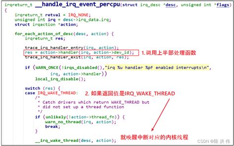 Linux驱动开发基础中断的线程化处理中断线程化后需要处理上半部下半部吗 Csdn博客